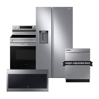Stainless Steel Package with Side by Side Refrigerator - The Home Depot