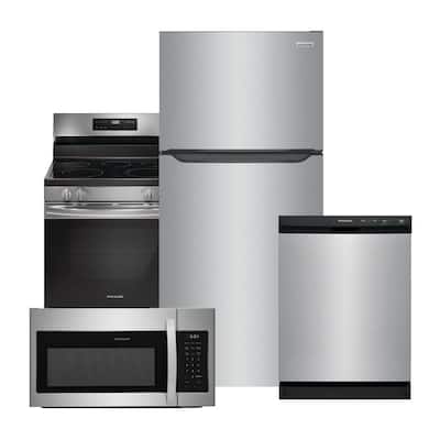 Stainless Steel Package with Top Freezer Refrigerator - The Home Depot