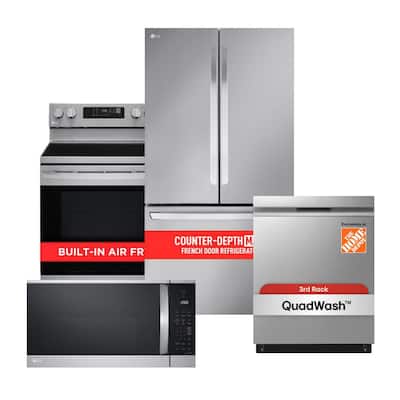 Stainless Steel Package with French Door Refrigerator - The Home Depot