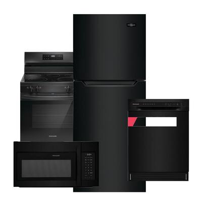Black Package with Top Mount Refrigerator - The Home Depot