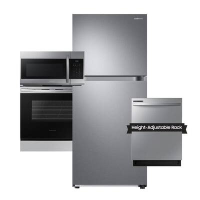 Stainless Steel Package with Top Freezer Refrigerator - The Home Depot