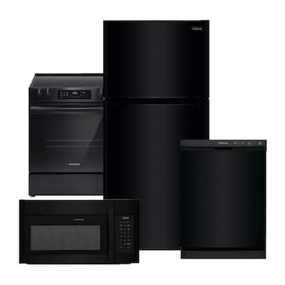 Black Package with Top Mount Refrigerator - The Home Depot