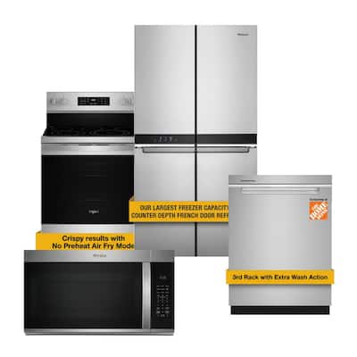 Stainless Steel Package with French Door Refrigerator - The Home Depot
