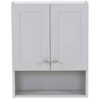 Glacier Bay Bathroom Wall Cabinets The Home Depot