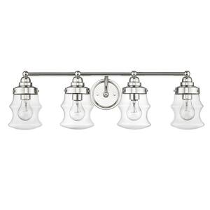 Polished Nickel - Vanity Lighting - The Home Depot