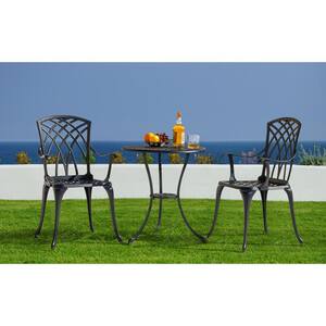 Cast Aluminum - Bistro Sets - Patio Dining Furniture - The Home Depot