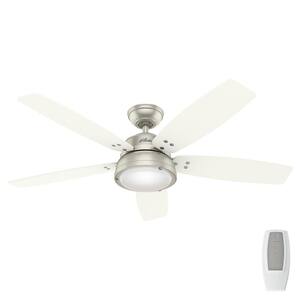 Hunter - White - Ceiling Fans With Lights - Ceiling Fans - The Home Depot