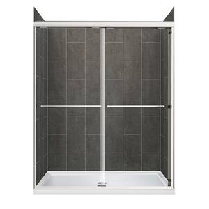Base/Wall/Door - 48 x 34 - Shower Stalls & Kits - Showers - The Home Depot