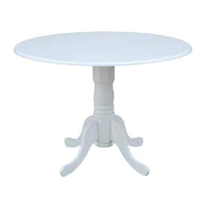 Round - White - Kitchen & Dining Tables - Kitchen & Dining Room ...