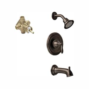 MOEN - Bathtub & Shower Faucet Combos - Bathtub Faucets - The Home Depot