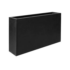 Rectangular - Black - Plant Pots - The Home Depot