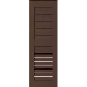 Wood - Louvered Shutters - Exterior Shutters - The Home Depot
