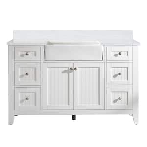 Farmhouse/Apron front - Bathroom Vanities with Tops - The Home Depot