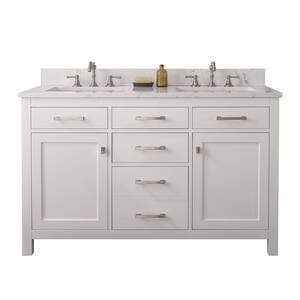54 Inch Vanities - Double Sink - Bathroom Vanities with Tops - Bathroom ...