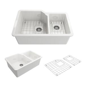 White - Double Bowl - Undermount Kitchen Sinks - Kitchen Sinks - The ...