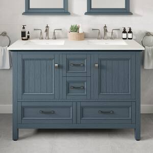 48 Inch Vanities - Double Sink - Bathroom Vanities with Tops - The Home ...