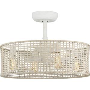 White - Flush Mount - Ceiling Fans With Lights - Ceiling Fans - The ...