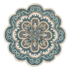 4' Round - Area Rugs - The Home Depot