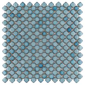 Blue - Mosaic Tile - Tile - The Home Depot