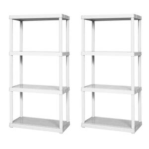 White - Plastic - Shelving - The Home Depot