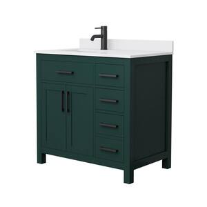 36 Inch Vanities - Green - Bathroom Vanities with Tops - Bathroom ...