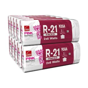 Faced - R21 - Fiberglass Insulation - Insulation - The Home Depot