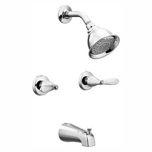 MOEN - Bathtub & Shower Faucet Combos - Bathtub Faucets - The Home Depot