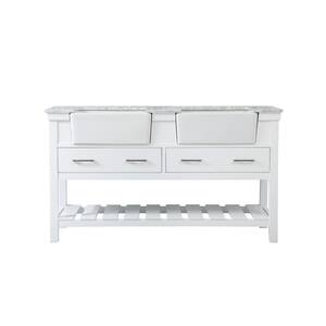 Farmhouse/Apron front - Bathroom Vanities with Tops - The Home Depot