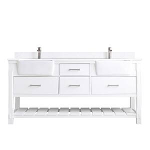 Farmhouse/Apron front - Bathroom Vanities with Tops - The Home Depot