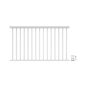 White - Vinyl - Deck Railing Systems - Deck Railings - The Home Depot