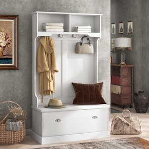 Wood - Hall Trees - Entryway Furniture - The Home Depot