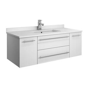 42 Inch Vanities - Floating - Bathroom Vanities - Bath - The Home Depot