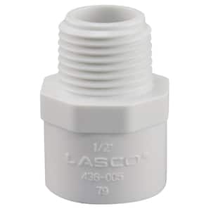 1/2" - Adapter - PVC Fittings - Fittings - The Home Depot