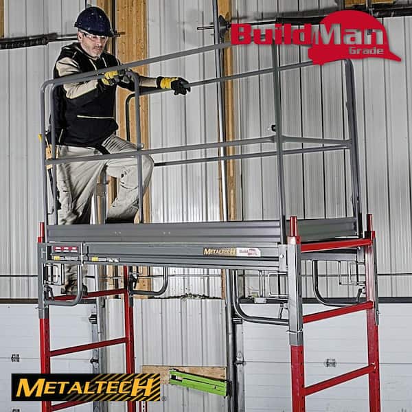 MetalTech Buildman Grade Scaffolding And Drywall Equipment The Home Depot