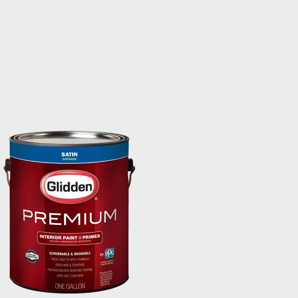 Glidden Premium 5-gal. #HDGCN56 Drifting Snow Semi-Gloss Latex Exterior ...