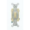 Leviton 20 Amp Commercial Grade Double-Pole Toggle Switch, Ivory 54522 ...