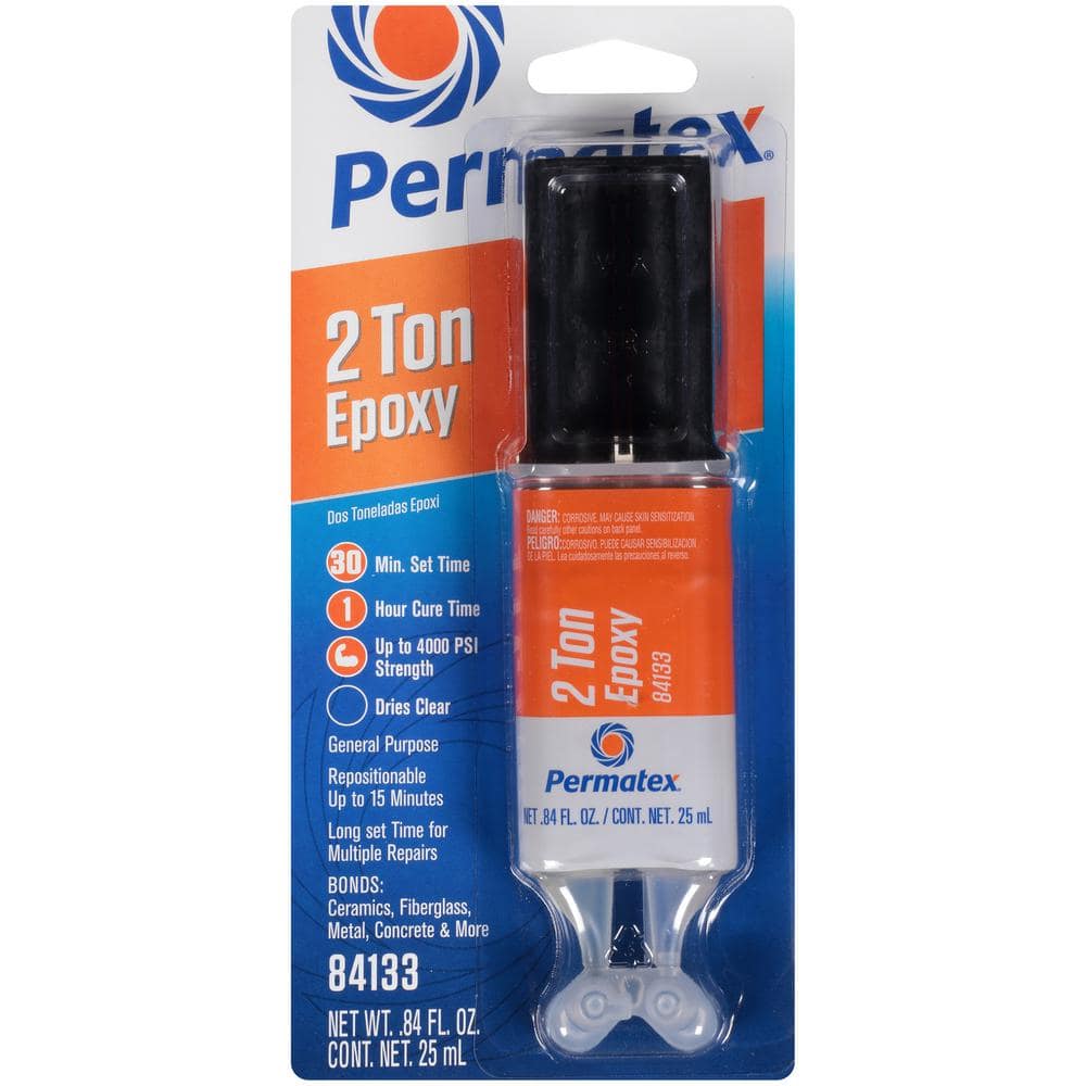 Permatex 2 Ton Epoxy Syringe .84 fl. oz. 84133 - The Home Depot