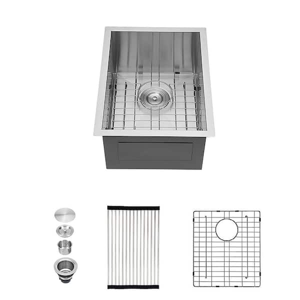KRAUS Fairlane 1- Undermount Single Bowl 18-Gauge Stainless Steel ...
