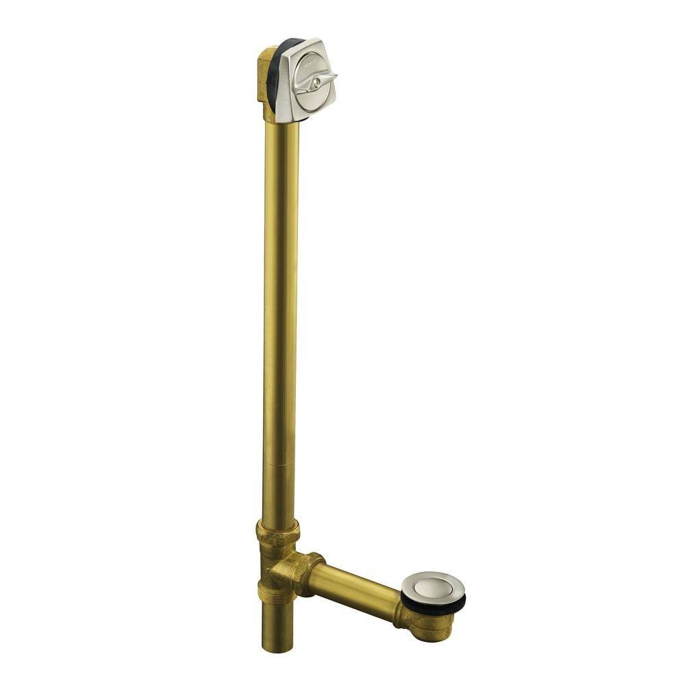 KOHLER Clearflo 1-1/2 in. Brass Adjustable Pop-up Drain in Vibrant ...
