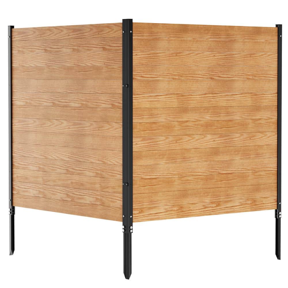 BOZTIY Outdoor Air Conditioner Fence Wood Privacy Fence Screen Kit w ...