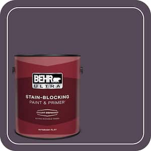 BEHR PREMIUM PLUS 8 oz. #BXC-51 Deep Mulberry Flat Interior/Exterior ...
