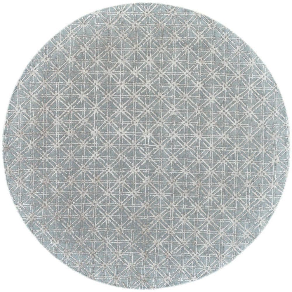 HomeRoots 2 ft. x 8 ft. Gray Abstract Area Rug 2000511597 - The Home Depot
