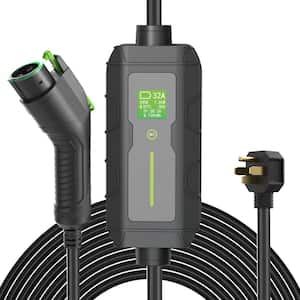 Ahfiwaso 40Ft 240-Volt Electric Vehicle Charger Level 1 and 2 16 Amp EV ...