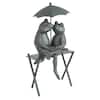 Pure Garden Lawn and Garden Couple Frog Statue HW1500138 - The Home Depot