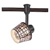Commercial Electric 1-Light Bronze Convertible Basket Flexible Track ...