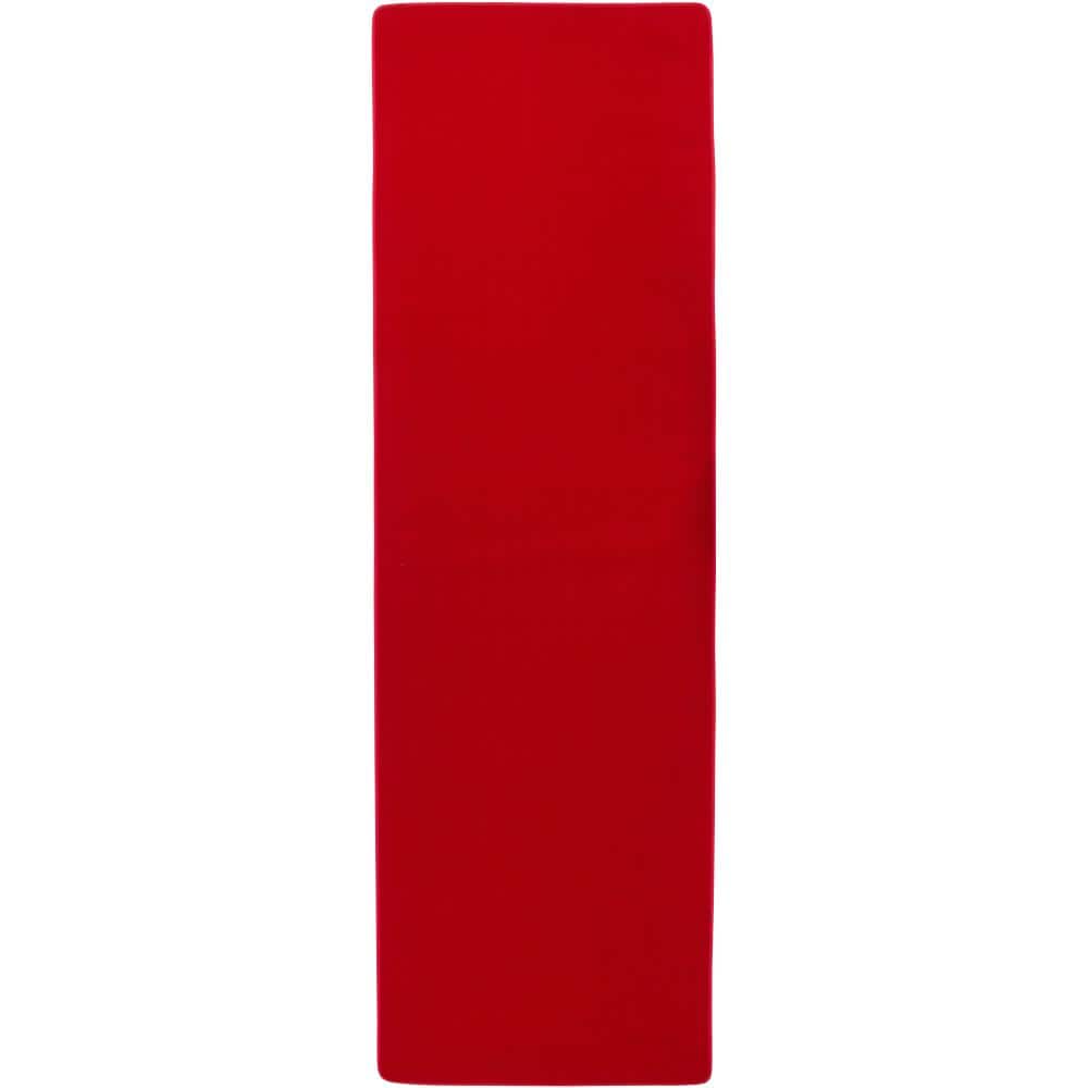 Trademark Innovations 3 ft. x 10 ft. Red Carpet Aisle Runner Area Rug ...