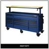 Husky 72 in. W x 24 in. D Heavy Duty 18-Drawer Adjustable Height Mobile ...