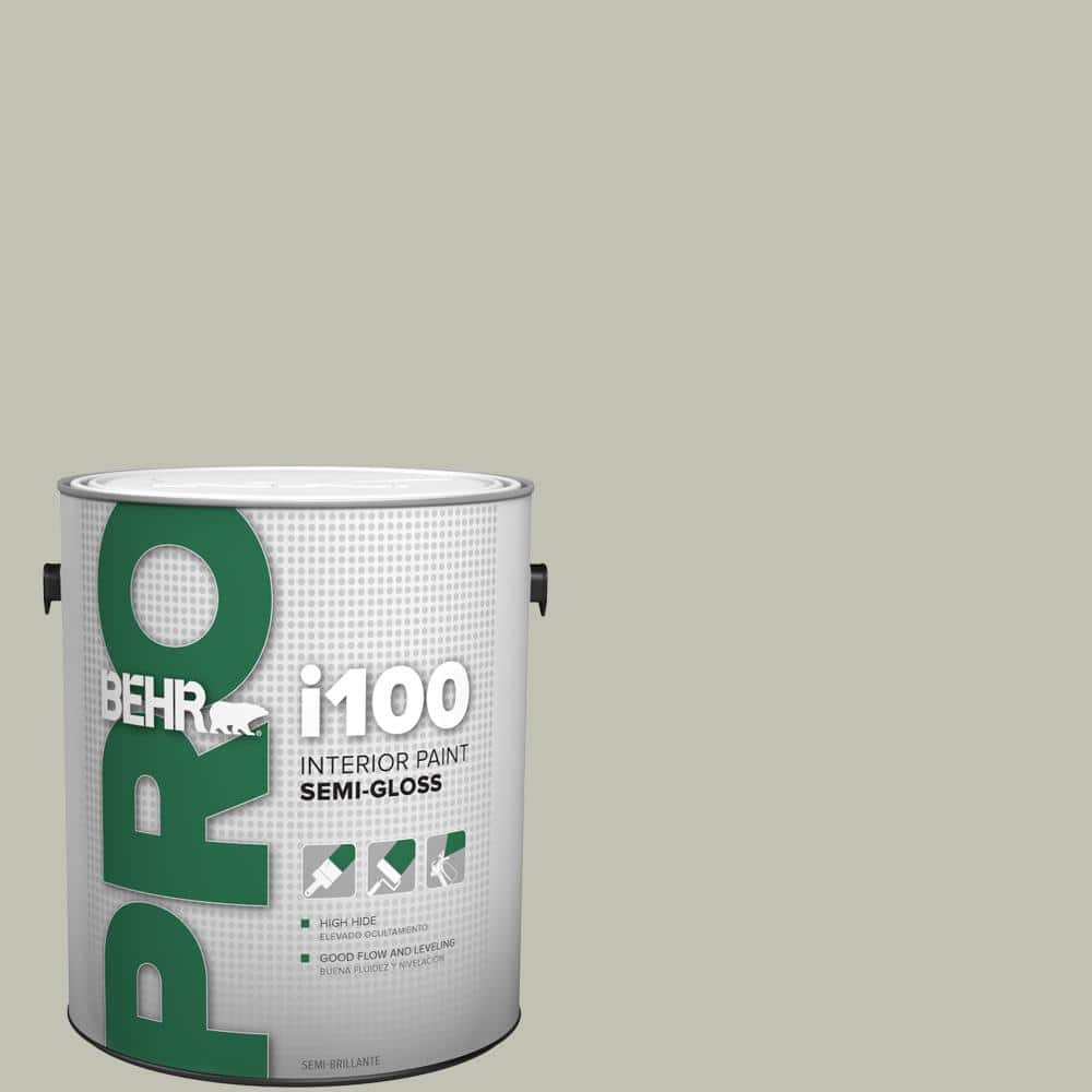 BEHR PRO 1 gal. #ECC-37-1 Arbor Hollow Semi-Gloss Interior Paint ...