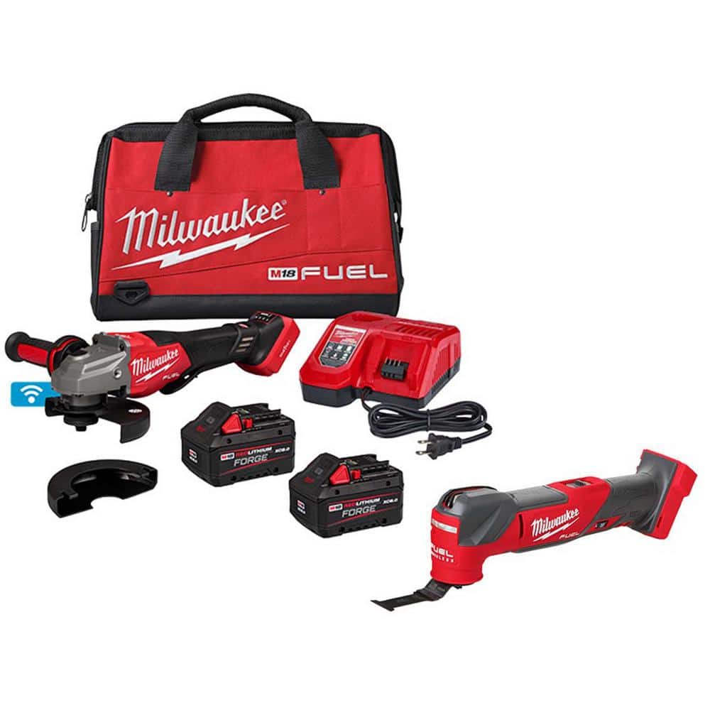 Milwaukee M18 FUEL ONE-KEY 18V Lith-Ion Brushless Cordless 4-1/2 in./6 ...