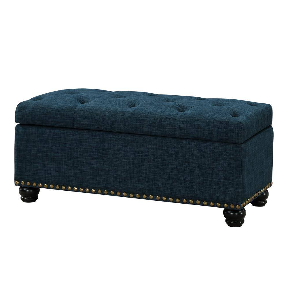 Convenience Concepts Designs4Comfort 9th Avenue Dark Blue Fabric ...